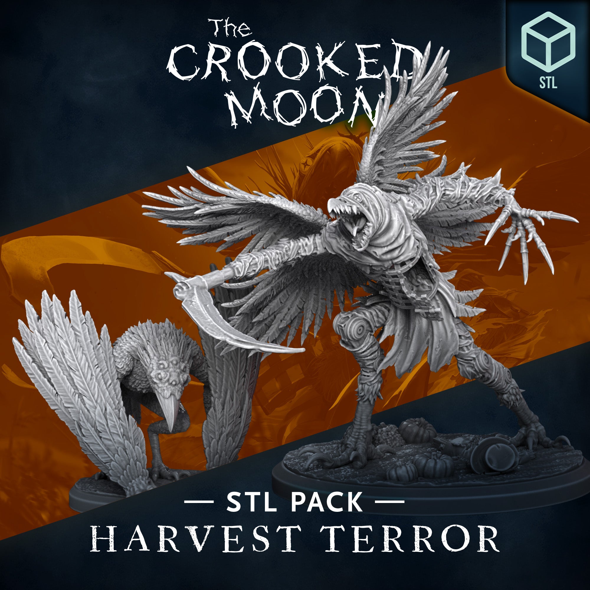 Crooked Moon - Harvest Terror Boss & Minions Miniatures Pack [PRE-ORDER ...