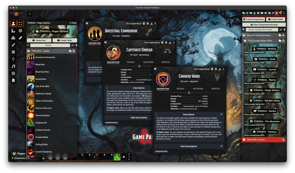 Crooked Moon VTT Digital Asset Pack – Avantris Entertainment